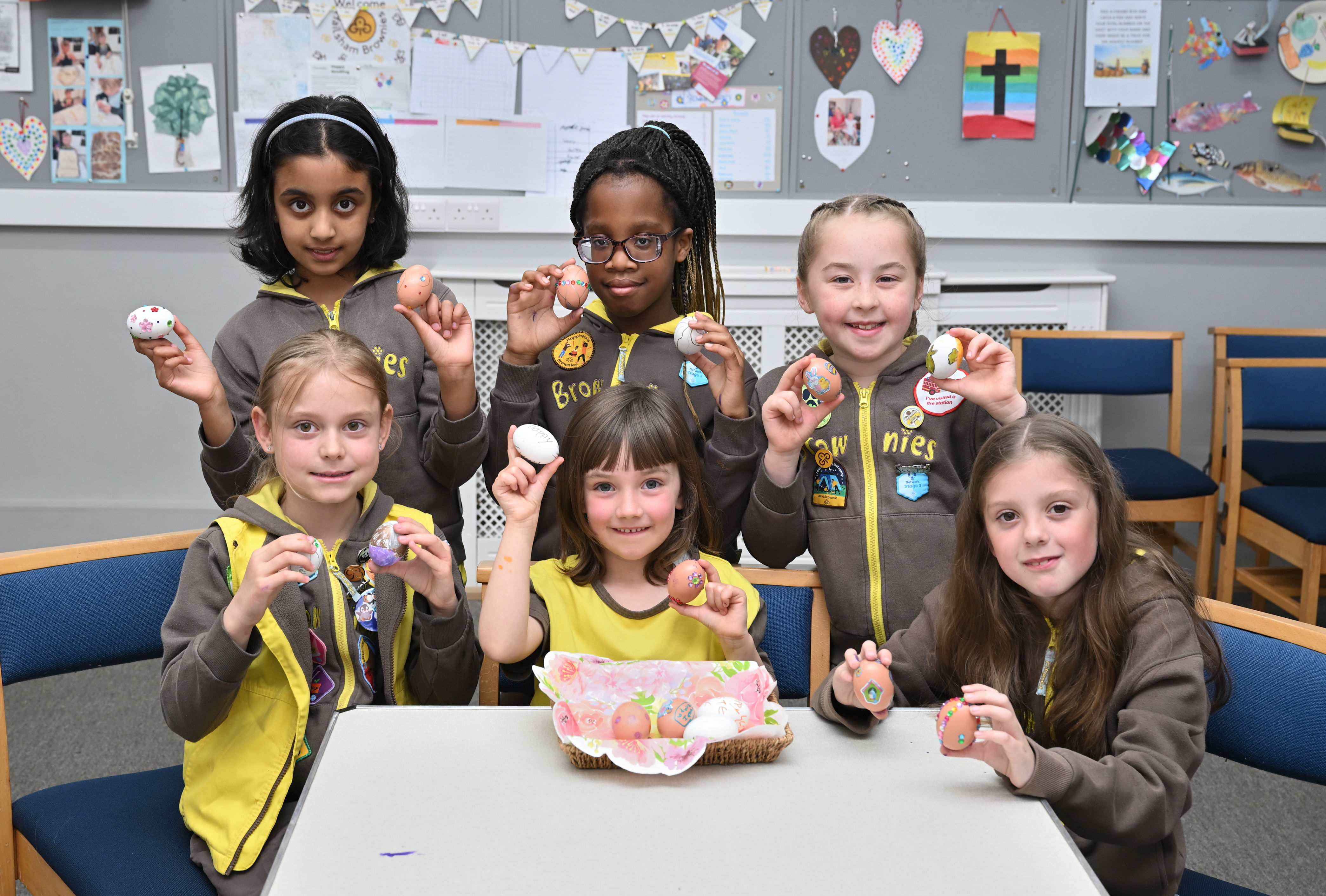 Hailsham Brownies celebrate spring with creative competition