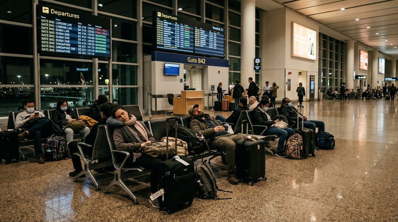 Can you sleep overnight in an airport? What travelers need to know