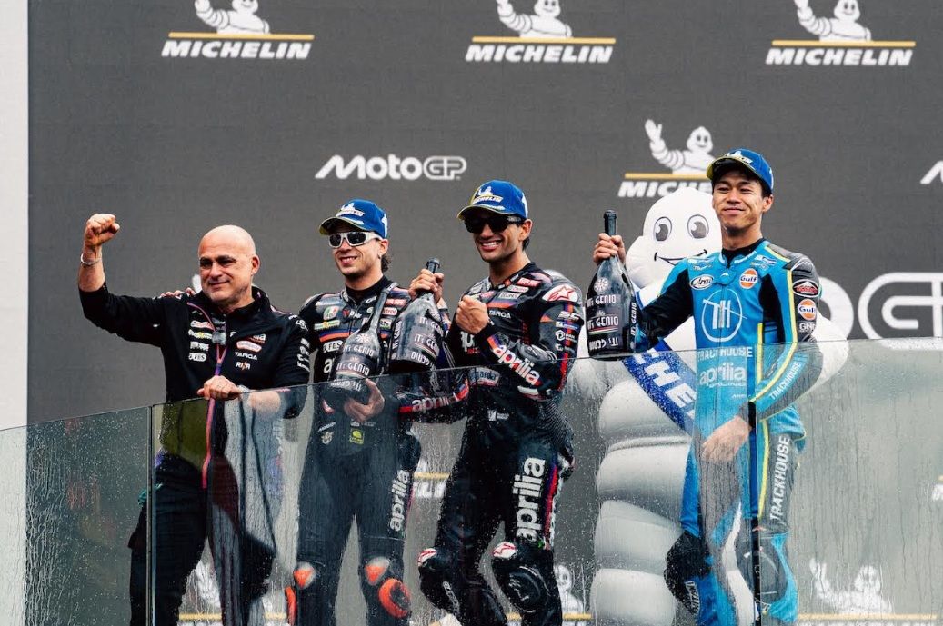 Hat-trick perdana di Sirkuit Le Mans, Aprilia Racing koleksi 306 kemenangan