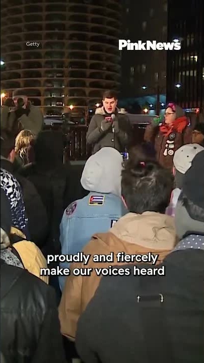Trans activist speaks out against injustice at Trump Tower