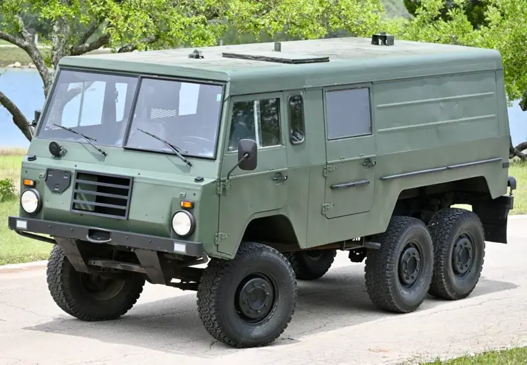 1975 Volvo C304 6x6 military truck surfaces as rugged overlanding icon