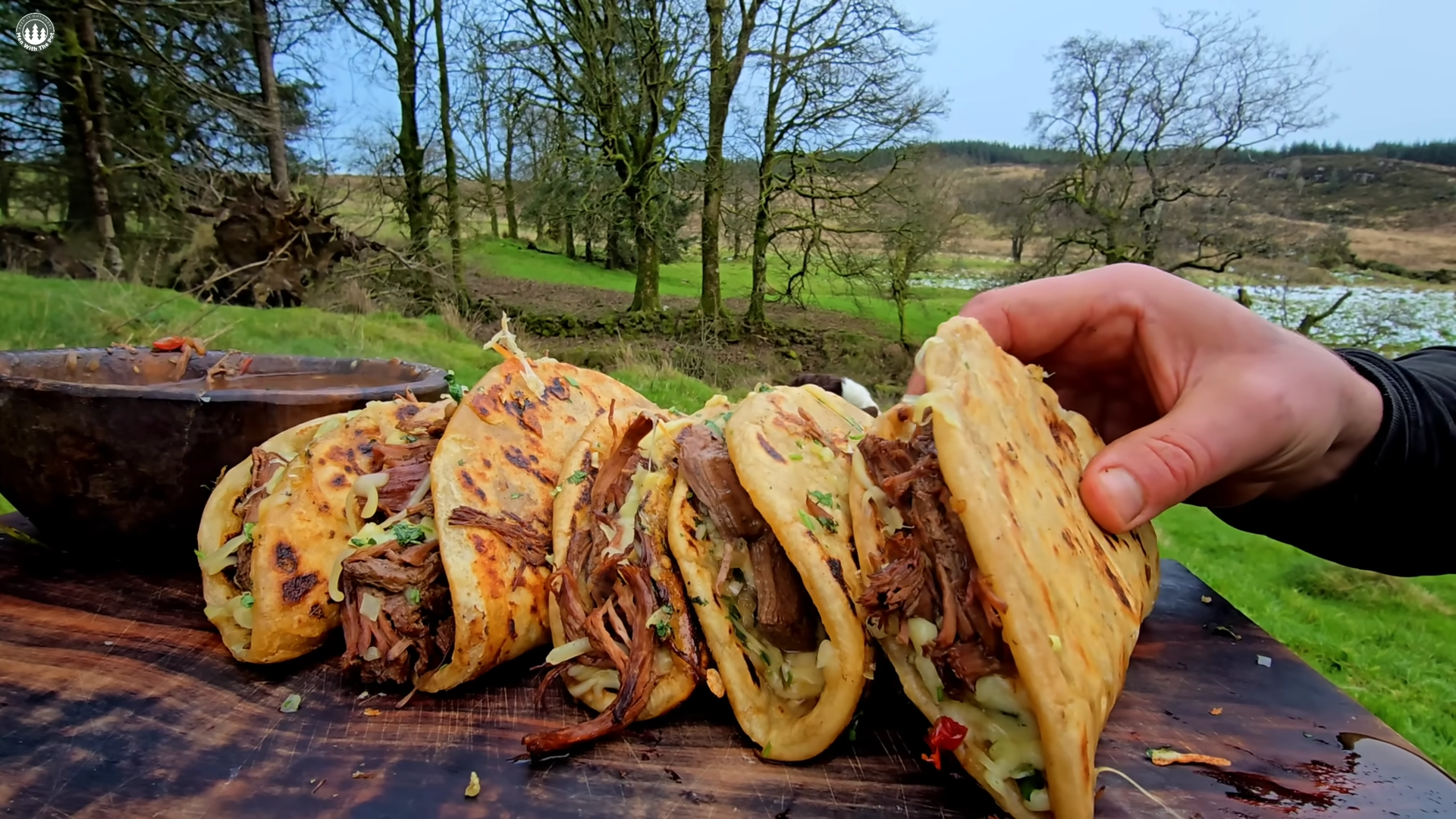 The ultimate birria tacos (cooked on the frosty day!)
