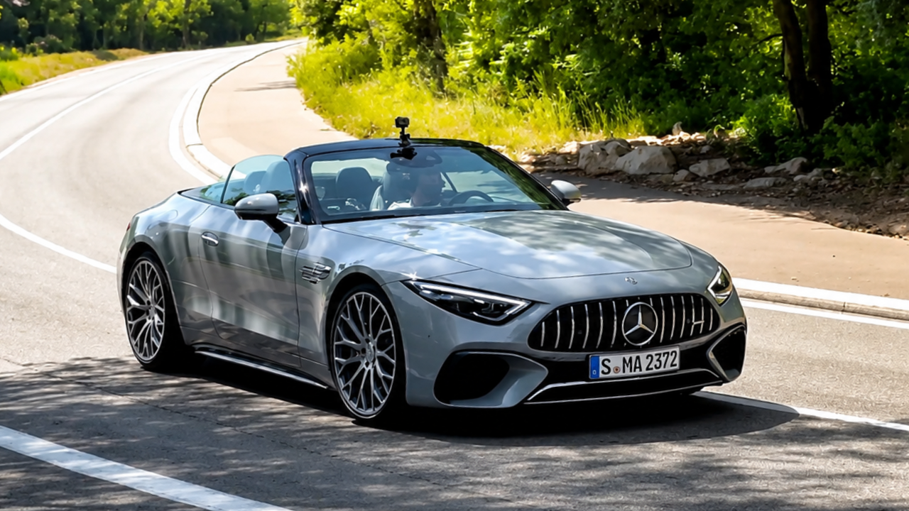 Mercedes SL63 AMG driving review