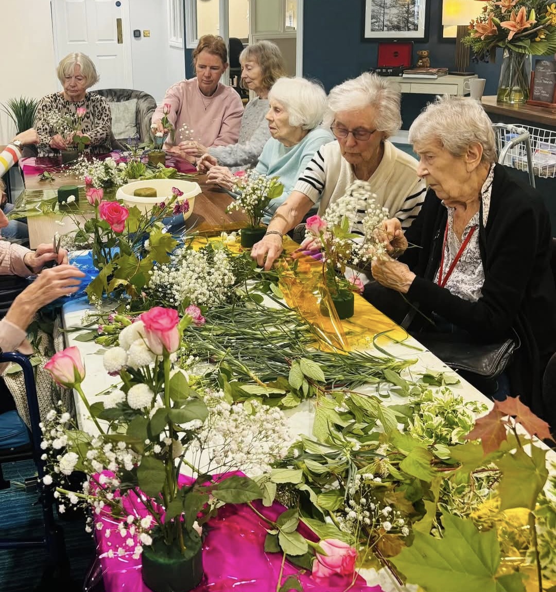 Uckfield care home embraces flower power