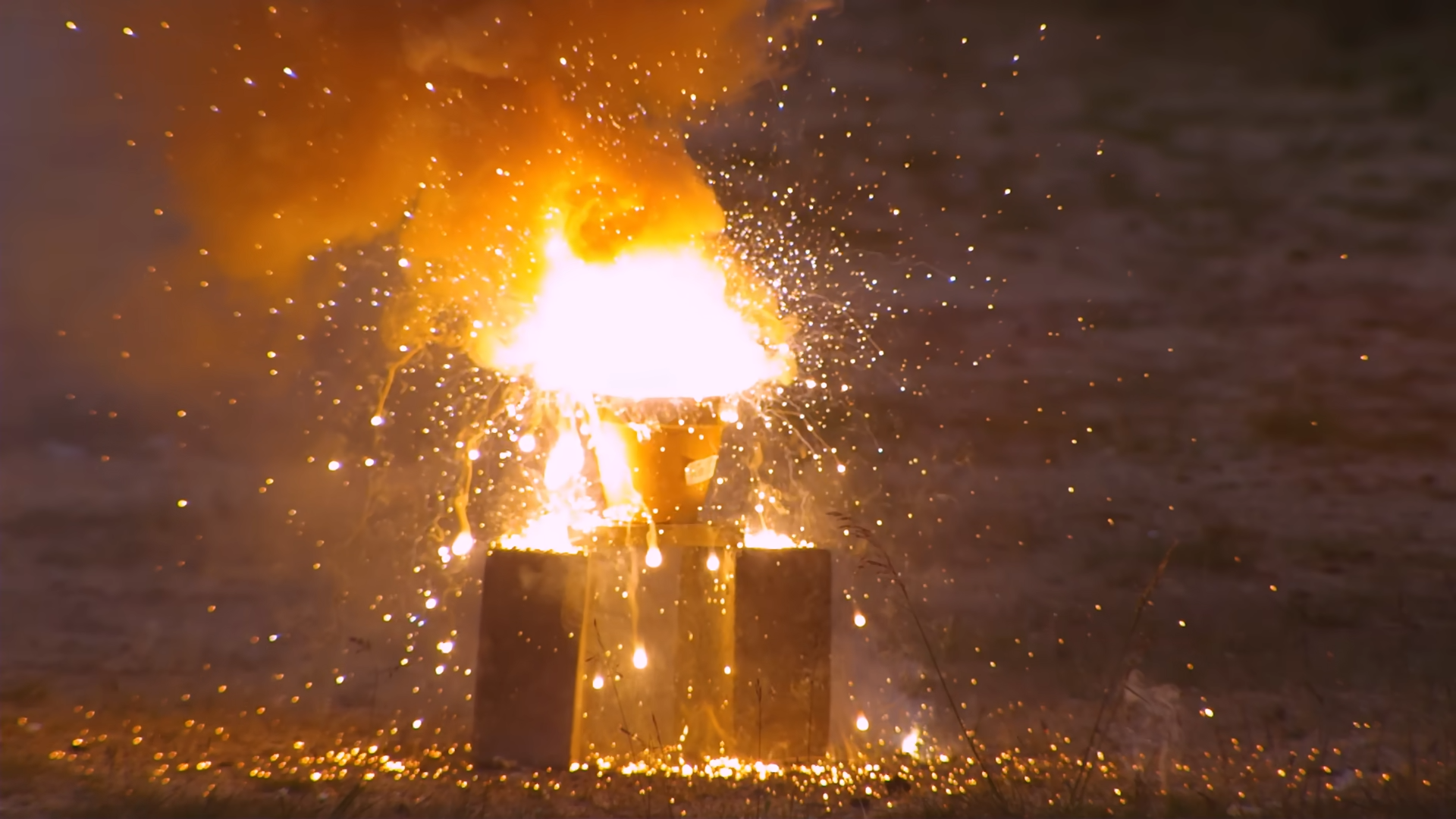 A thermite reaction hit the rails - then 150 tons still couldn’t hold it