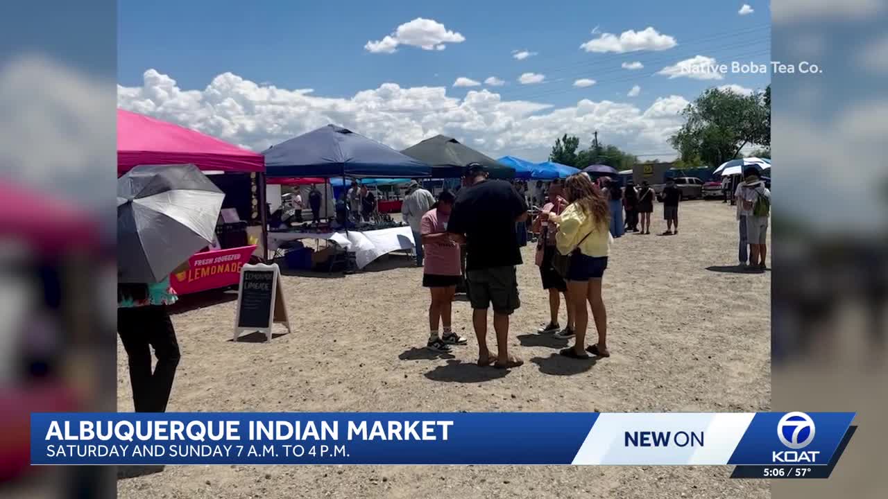 New Mexico Indian market opens in Albuquerque