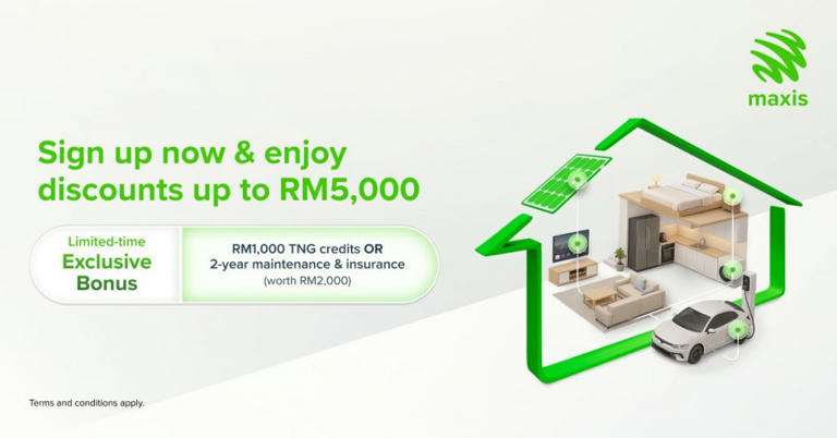 Maxis Home Solar now offers outright purchase option, with up to 80% ...