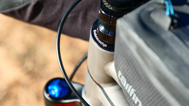 Highland Trail 550 bike check: Graham Cottingham's custom Gloria hardtail