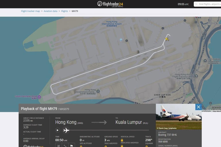 Malaysia Airlines flight bursts tyre at Hong Kong airport; no injuries ...