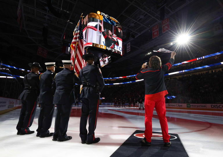 The Hurricanes anthem singer again has a national audience