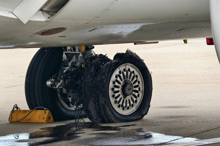 Malaysia Airlines flight bursts tyre at Hong Kong airport; no injuries ...