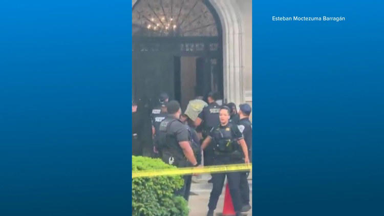 Theft suspect runs into Mexican Cultural Institute trying to avoid police