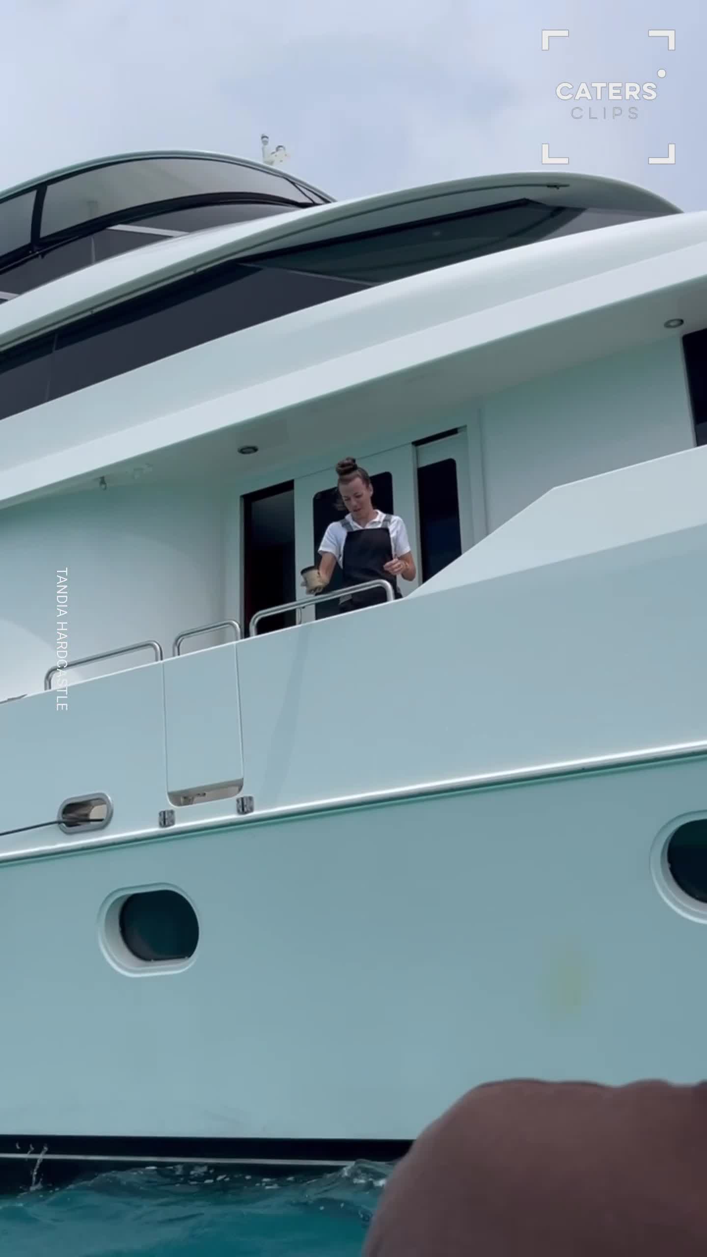 Sailors signal superyacht asking for ice cream in hilarious ocean encounter