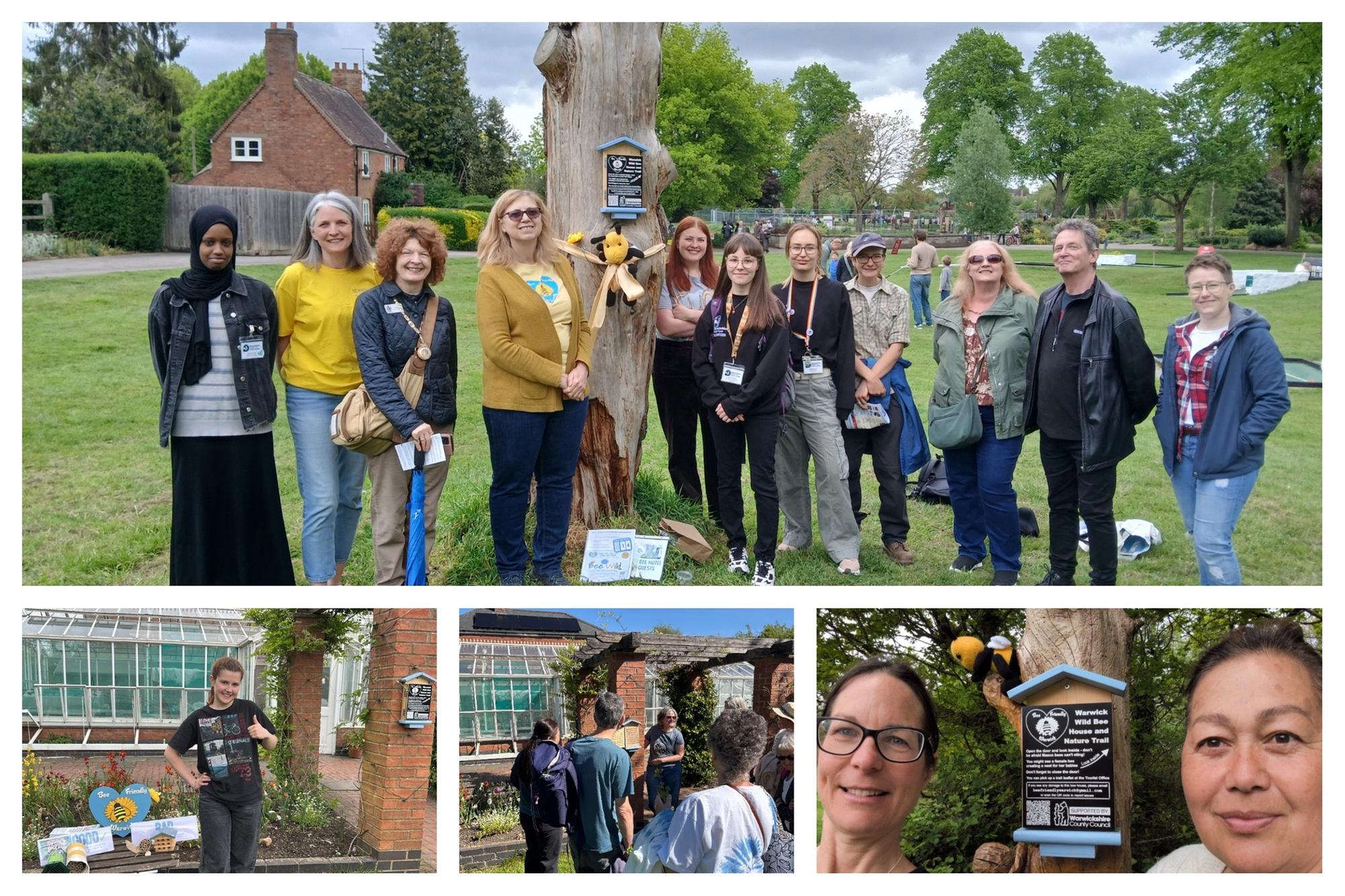 Warwick's new bee trail is buzzing with new residents after launch