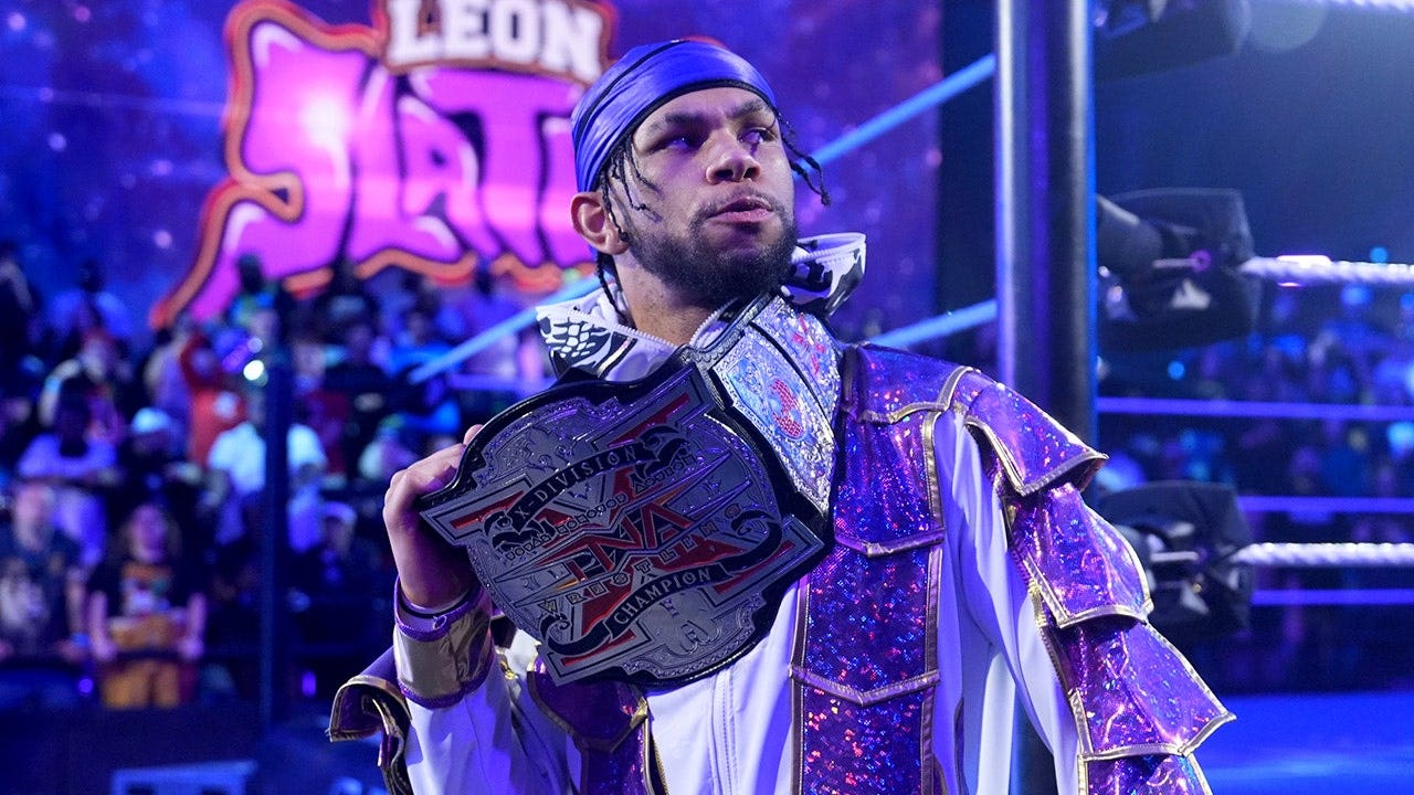 Cedric Alexander becomes new TNA X Division champion, crushing Leon ...