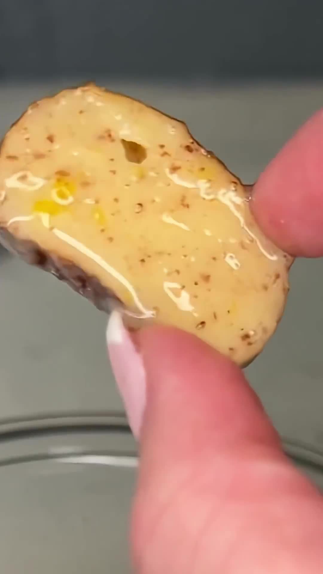 Pretzel nuggets dipped in custard create unique morning indulgence