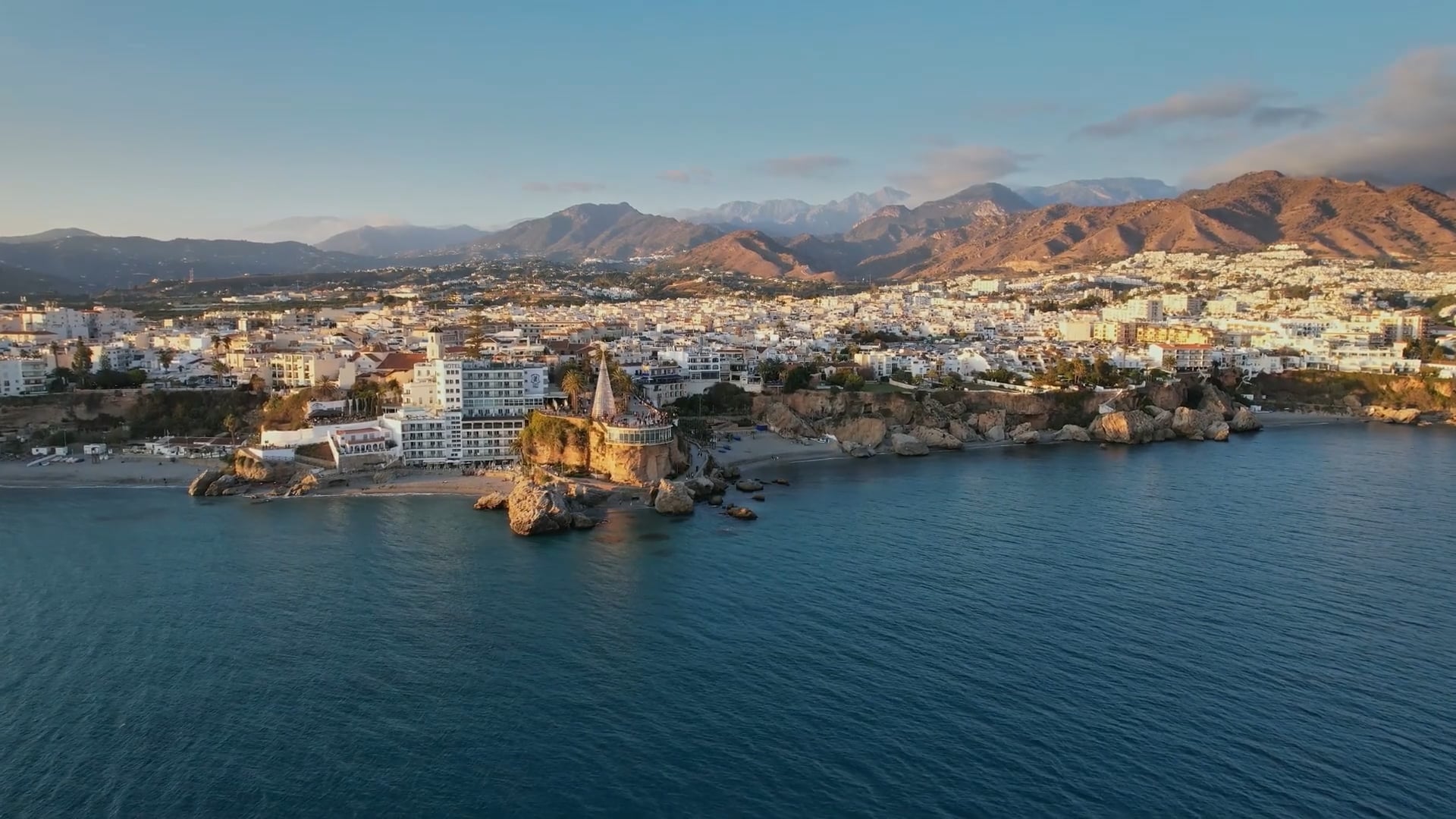 Malaga, Spain: Drone views of the Andalusian city on the Mediterranean ...