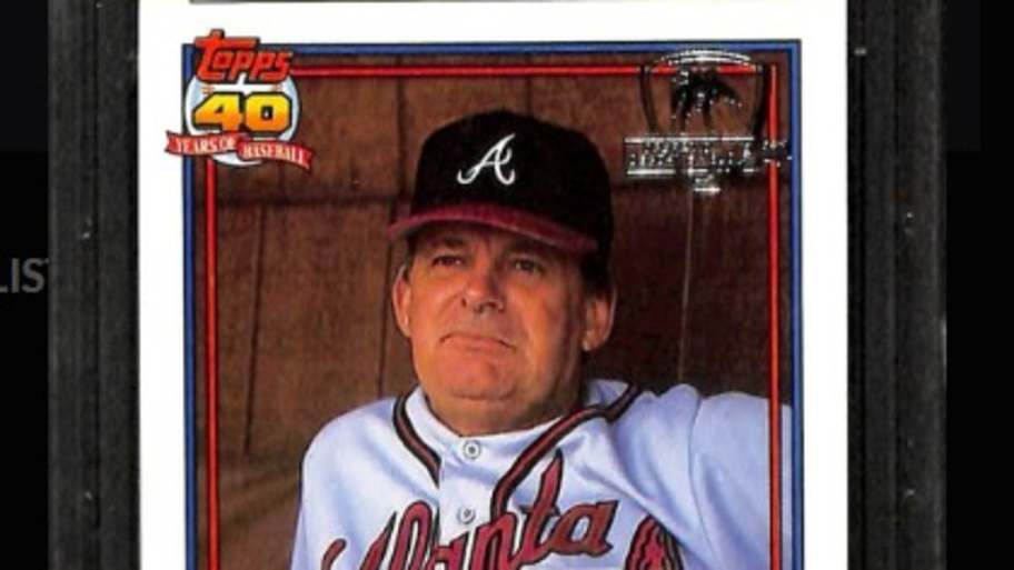 Top 3 card sales of legendary Braves manager Bobby Cox