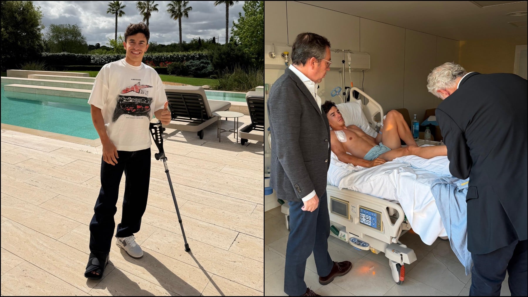El mensaje tranquilizador de Marc Márquez tras su operación: «Los ...
