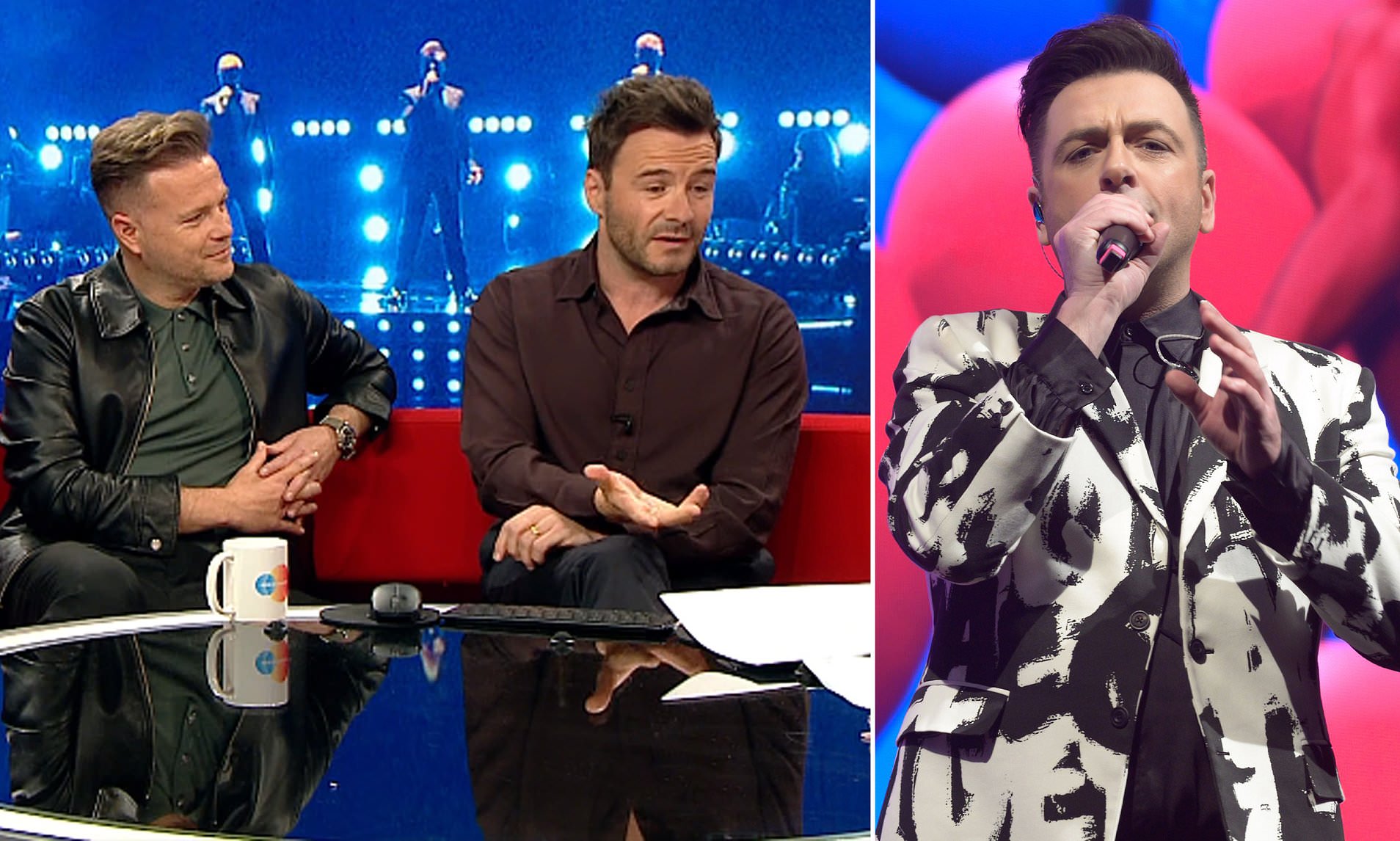 Westlife issue a health update on absent bandmate Mark Feehily as he ...