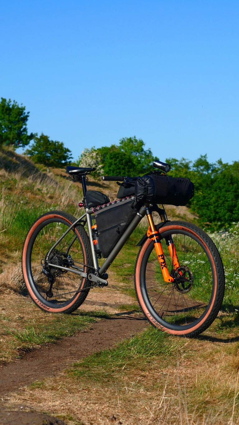 Highland Trail 550 bike check: Graham Cottingham's custom Gloria hardtail