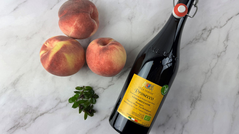 Classic peach bellini recipe