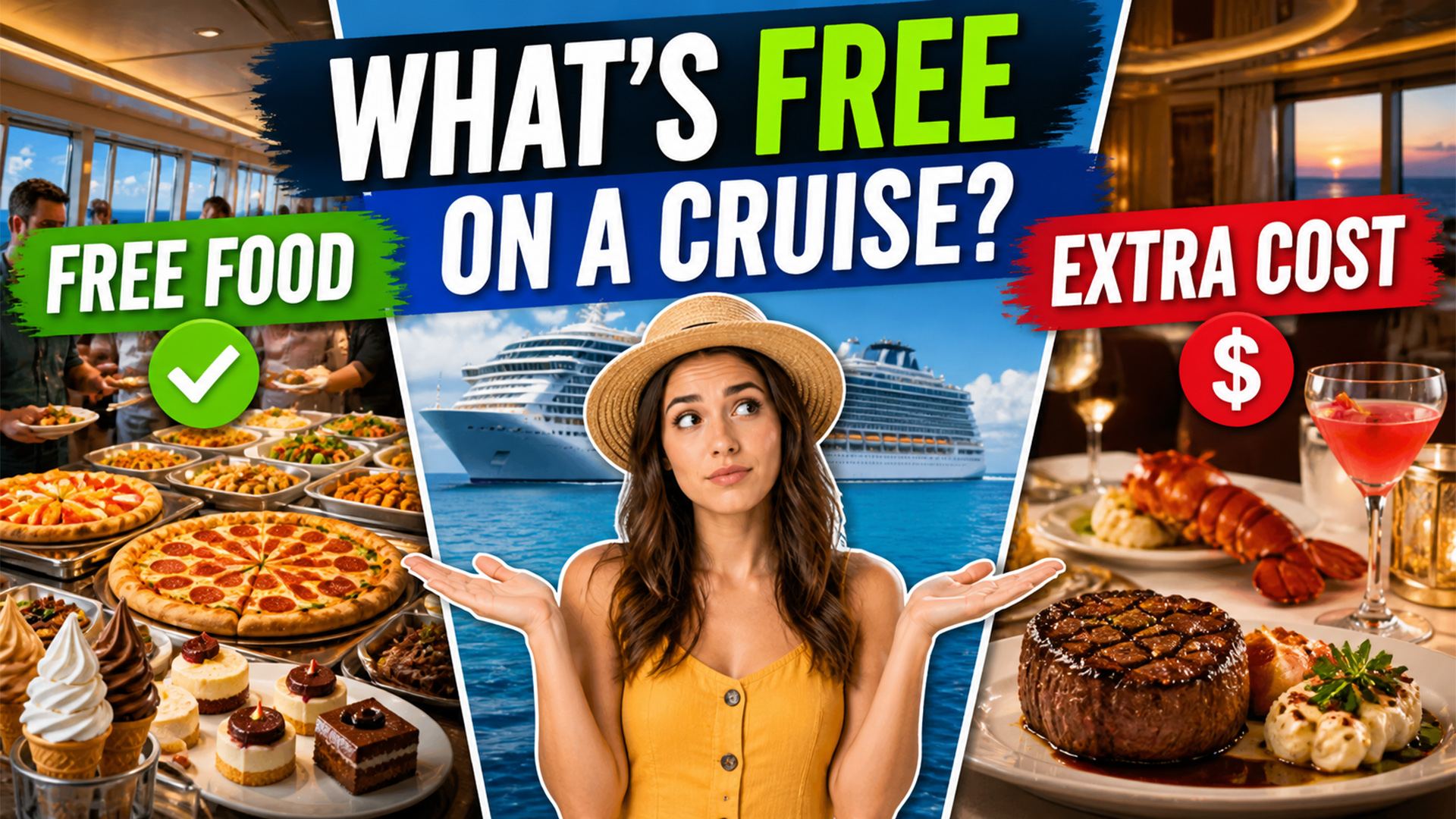 Cruise ship food: What is normally included and what costs extra