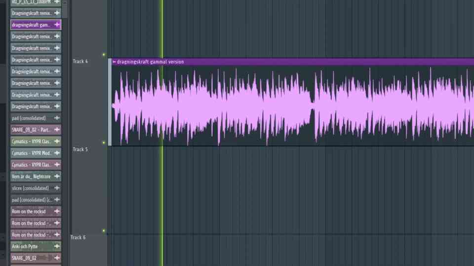 You should sample your own songs
