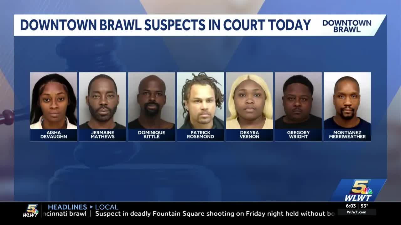 Downtown brawl suspects face bench trials