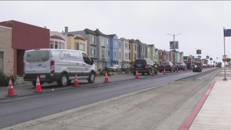 Southbound 19th Avenue in San Francisco reopens after weekend repaving work