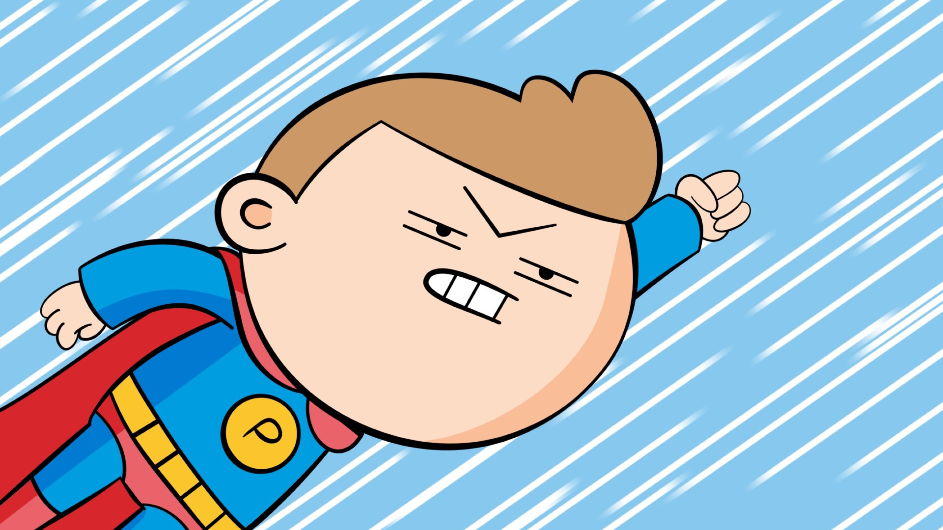 Pera Toons, io, Superman delle risate, sbarco sulla Rai come cartoon