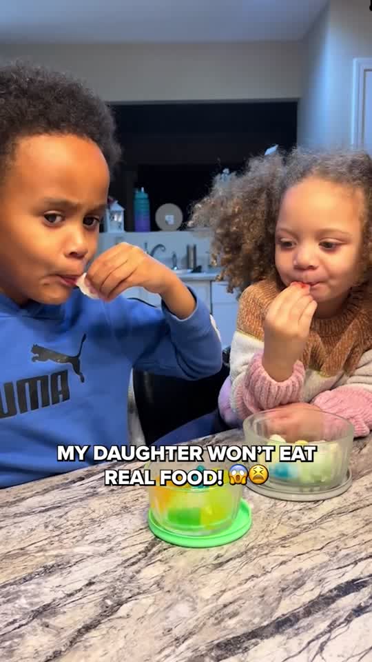 My daughter won't eat real food