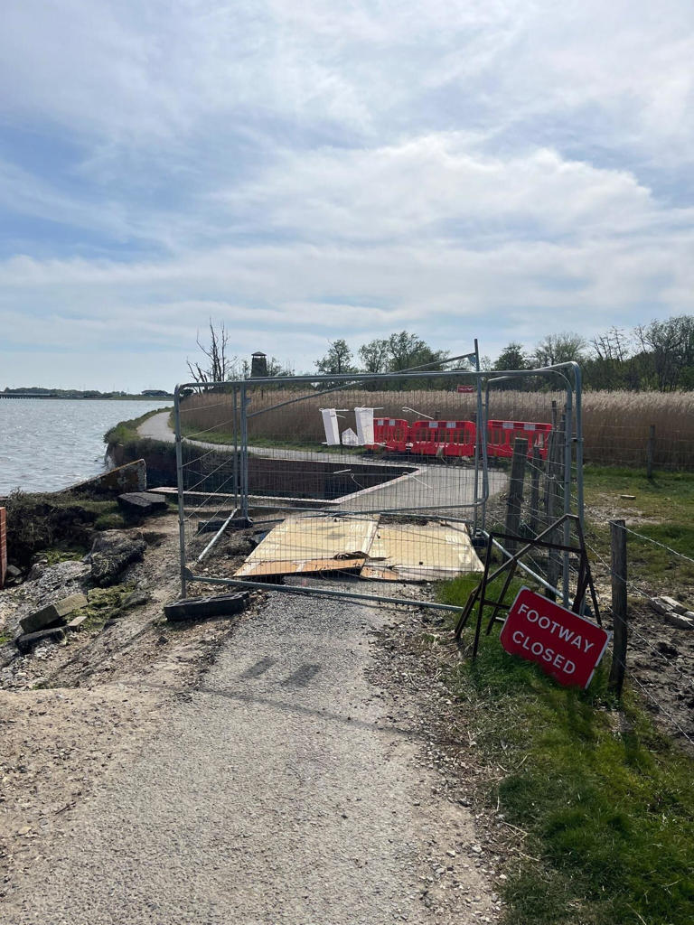 Heralded new coastal path closed after discovery of hidden electricity ...