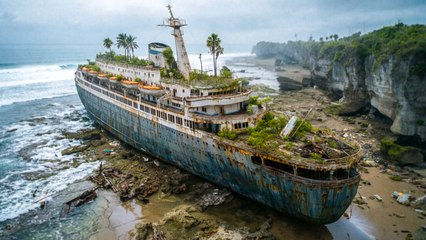 Navire de luxe abandonné depuis 100 ans retrouvé près de la côte des ...