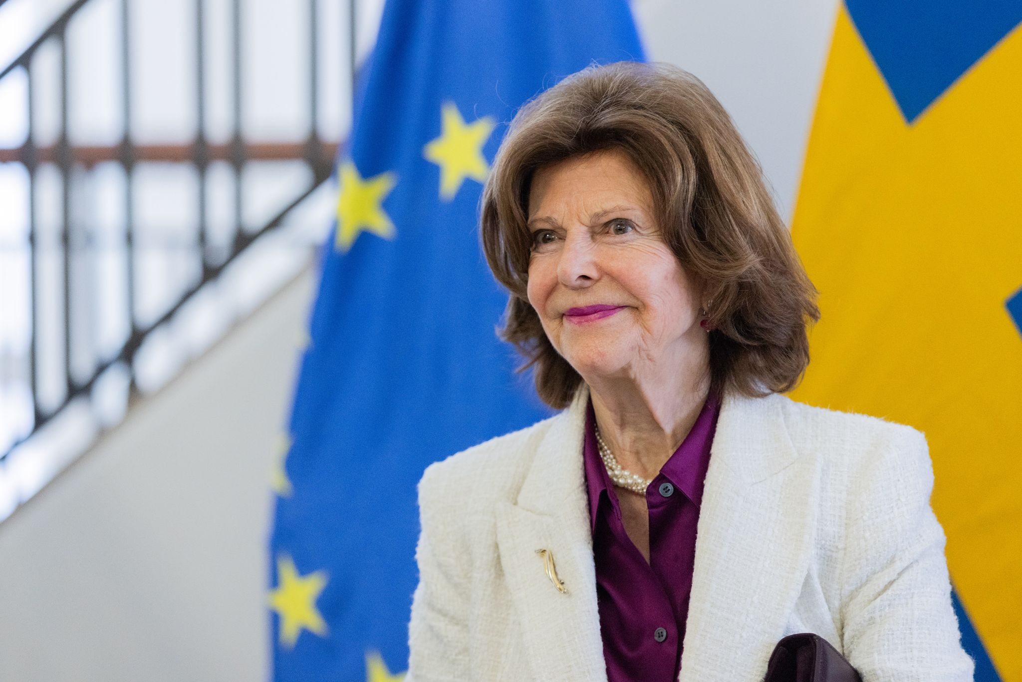 Sweden's Queen Silvia attends children's rights event in Berlin