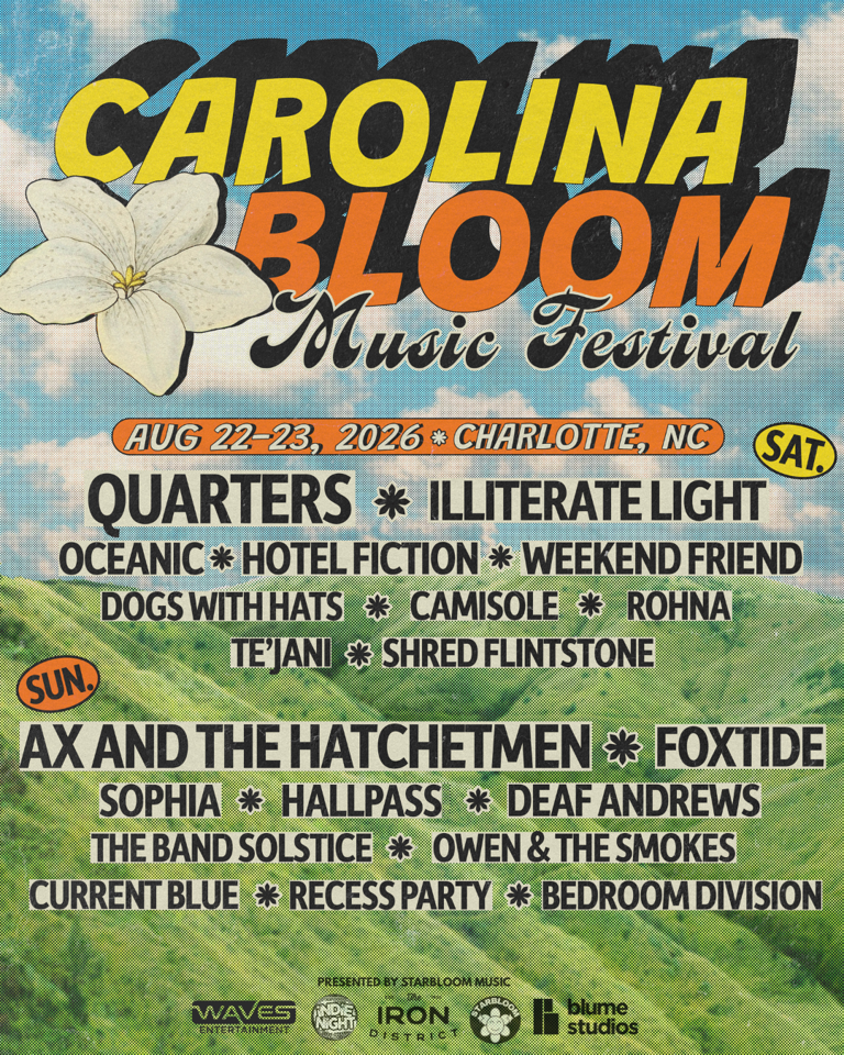 Charlotte's Carolina Bloom Music Festival announces lineup
