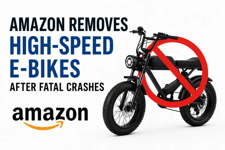 Amazon removes high-speed e-bike listings after fatal crashes: What ...