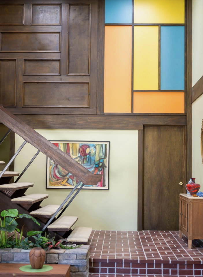 Photos inside the 'Brady Bunch' house after being redesigned