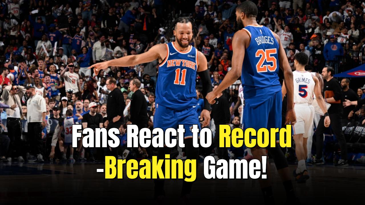 New York Knicks tie NBA playoff record with 25 three-pointers in Game 4 ...