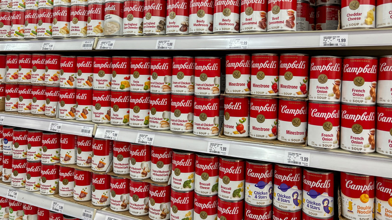 The bold-flavored Campbell's soup packing 32 grams of protein per can