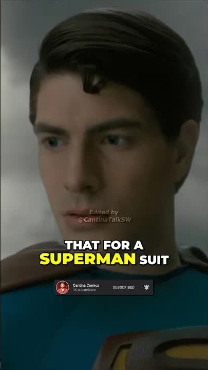 Is Brandon Routh's Superman Returns suit underrated?