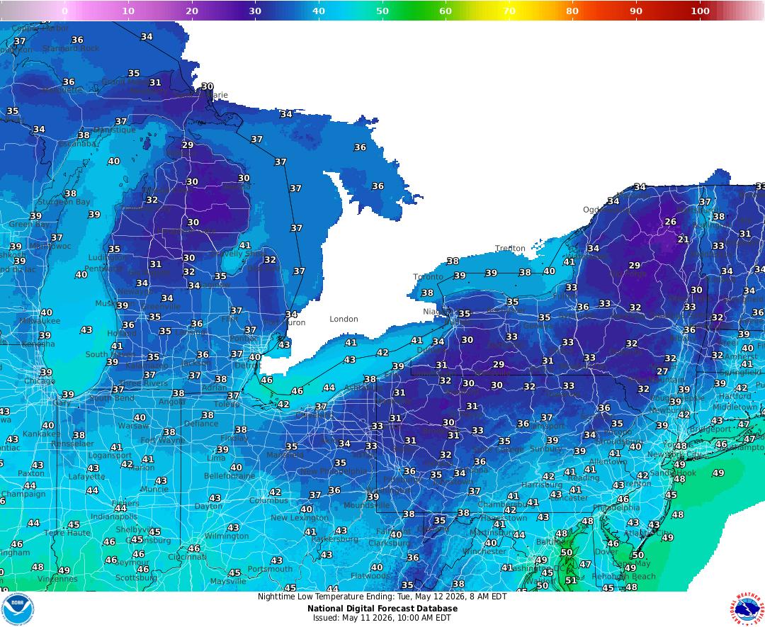 Akron frost Monday night could harm Mother's Day flowers, plants