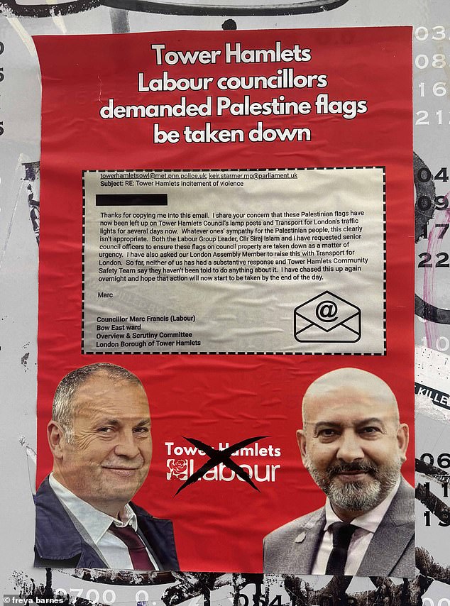 Posters portraying Jewish IDF soldier as 'Labour's monster' reported to ...