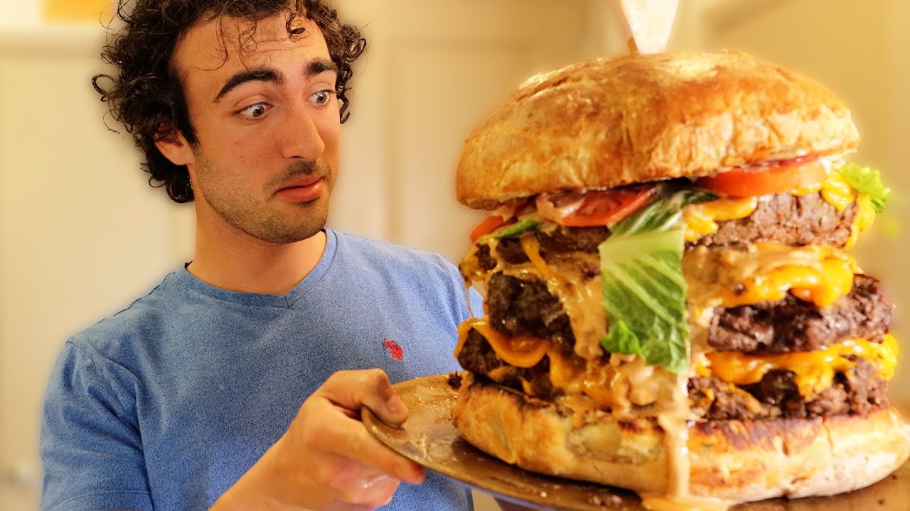 I made a 25 pound burger for under $50