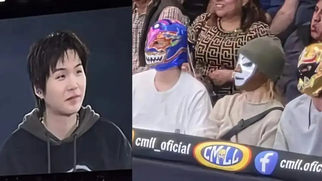 BTS members attend wrestling match in Mexico, Suga shares surprising past