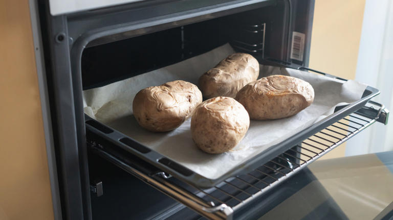 Why your baked potatoes always explode in the oven