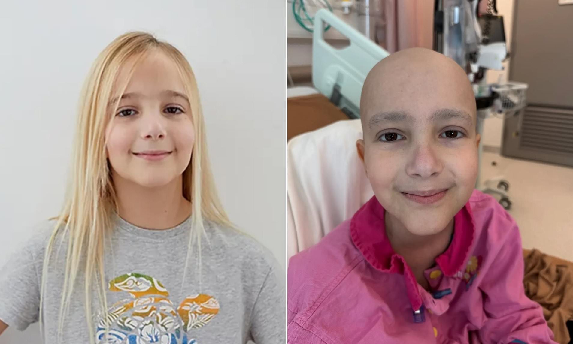 Girl, 9, is diagnosed with aggressive cancer after complaining to her ...