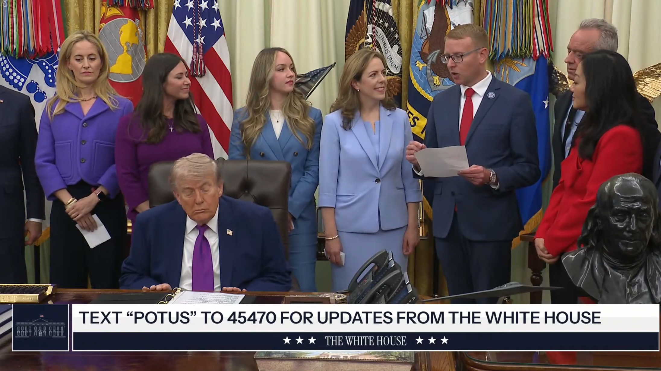 Trump appeared to fall asleep again, and the White House gave a ...