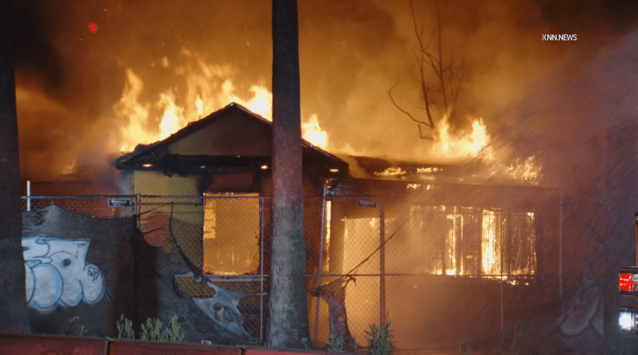 Overnight blaze destroys Westside home, forces evacuations
