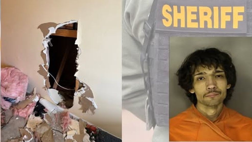 Man accused of hiding inside insulation during barricade incident